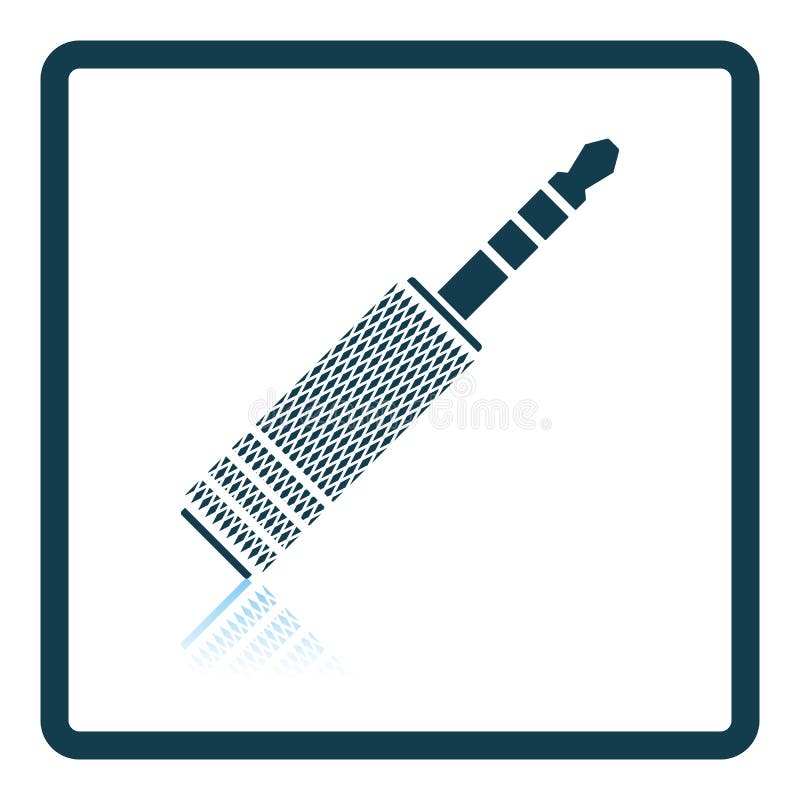 Music Jack Plug-in Icon stock vector. Illustration of equipment - 230331409