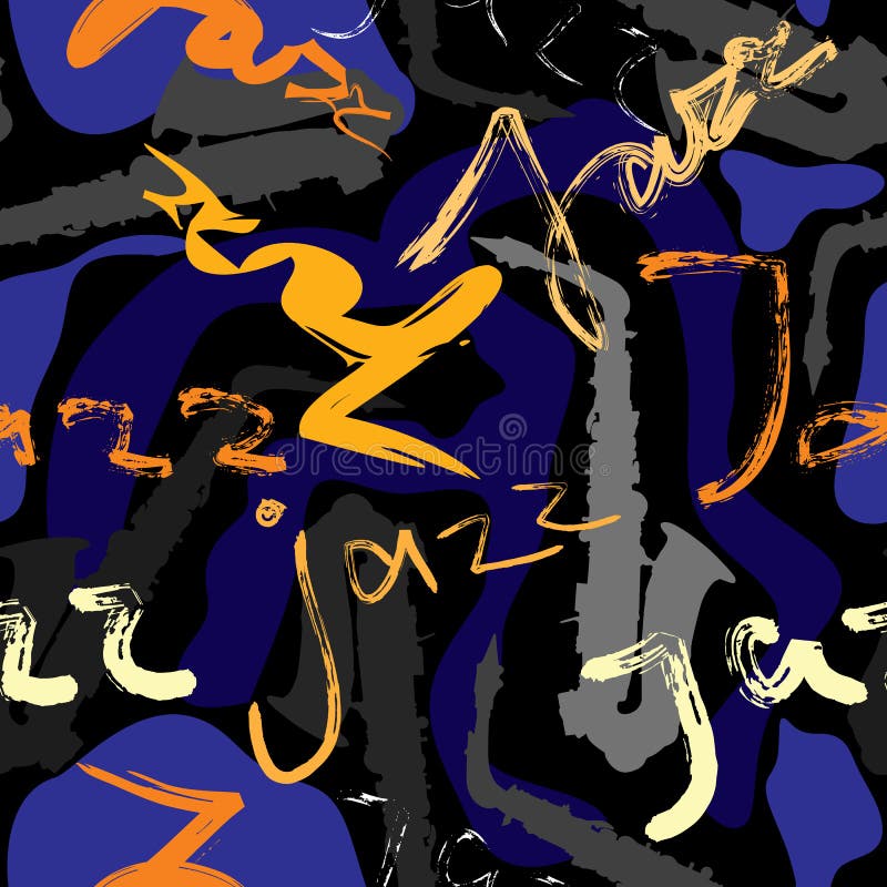 Jazz Pattern Stock Illustrations – 9,428 Jazz Pattern Stock ...