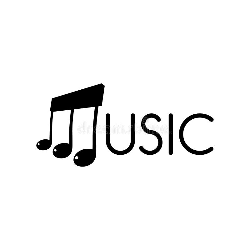 Music Key Note Orchestra Song Logo Logotype Stock Vector - Illustration ...
