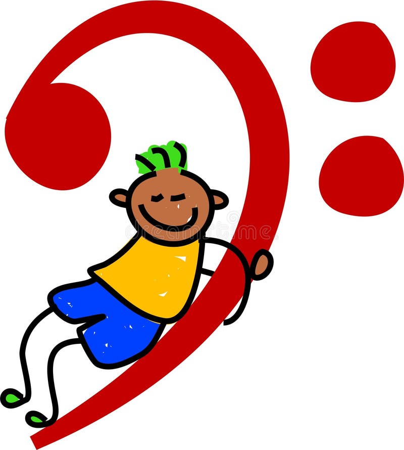 Music kid stock illustration. Illustration of objects - 1218717