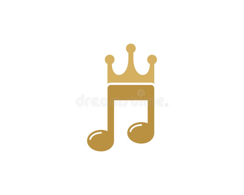 King Music Logo Icon Design Stock Vector - Illustration of empire ...