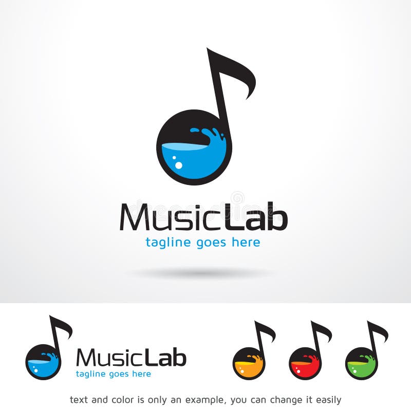 Music Lab Template Design Vector Stock Vector - Illustration of coder ...
