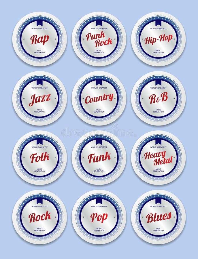 Music label stock vector. Illustration of access, enter - 46965428