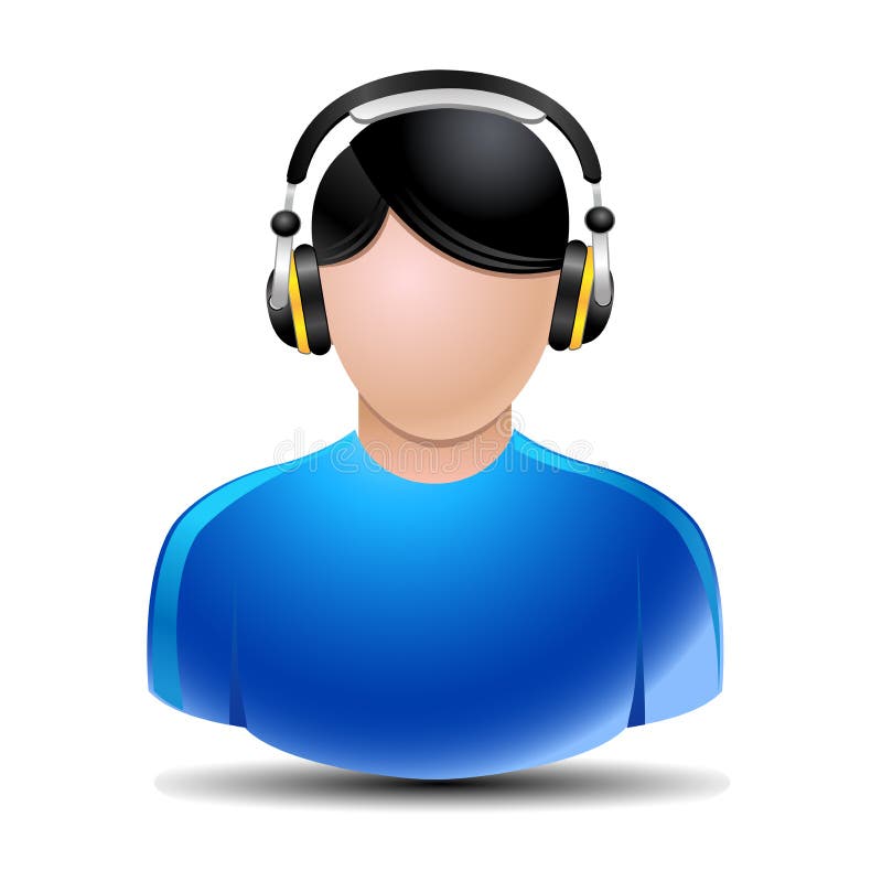 Man Listening Loud Music Stock Illustrations – 160 Man Listening Loud ...