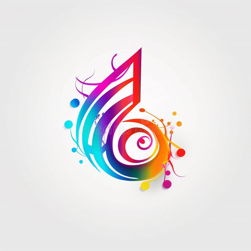 Music logo stock vector. Illustration of notation, tone - 13731704