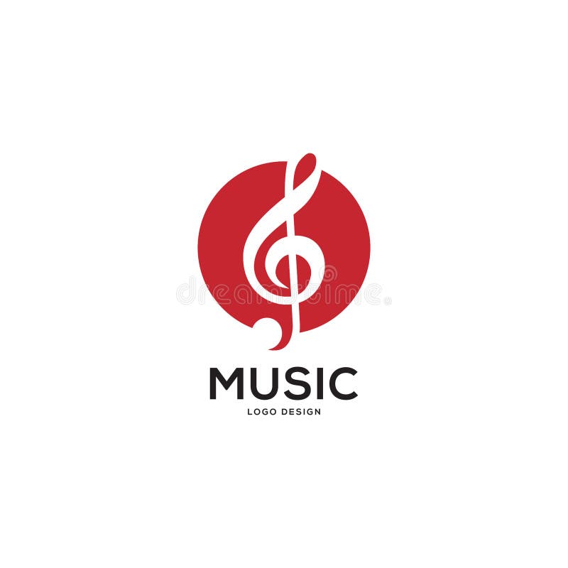 Icon Music Abstract Round Logo Vector Designs Stock Vector ...