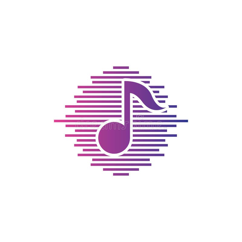 Music Logo Creative Vector Icon Stock Vector - Illustration of note ...
