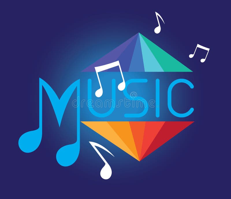 Music Logo Concept stock vector. Illustration of icon - 81263406