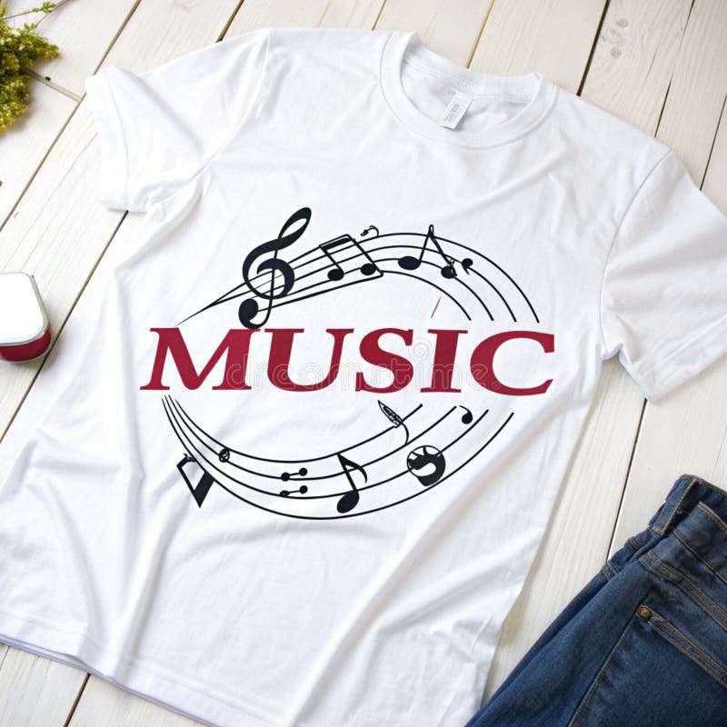 Music Logo on Transparent Background Stock Illustration - Illustration ...