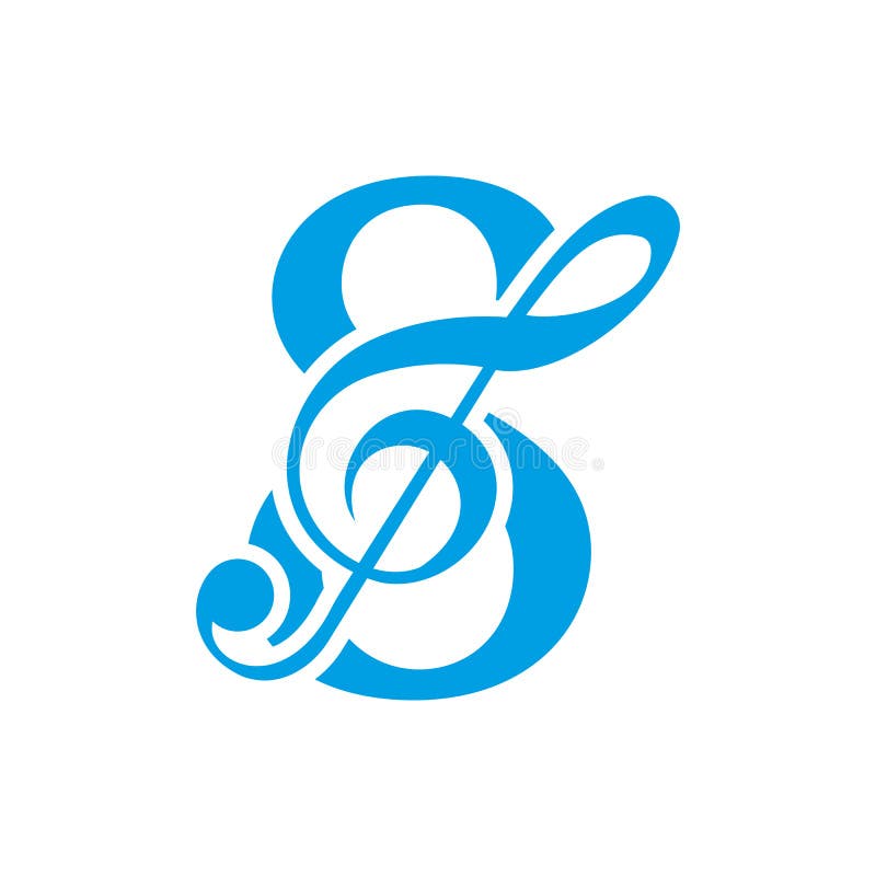 Music Logo on Letter 8 Concept. 8 Music Note Sign, Sound Music Melody ...