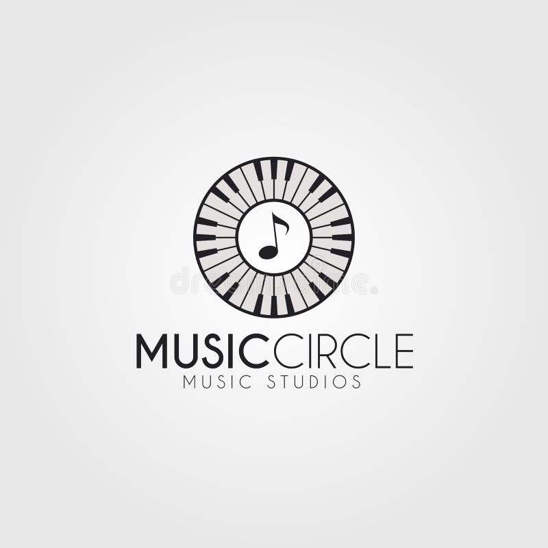 Music Circle Logo Template stock vector. Illustration of harmony ...