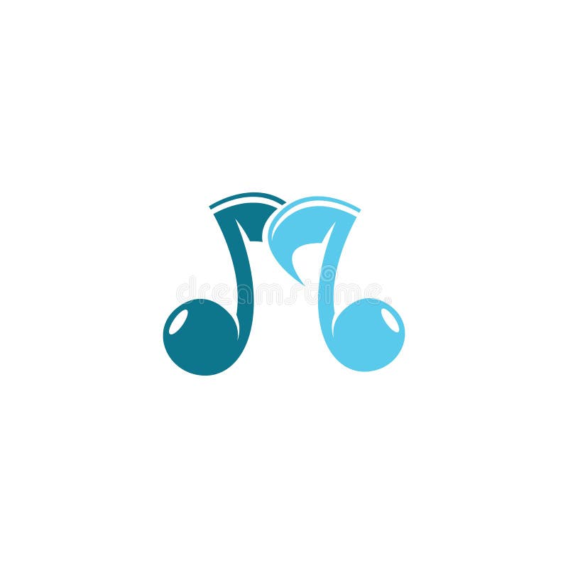 Music Logo Symbol Icon Template. Stock Vector - Illustration of website ...