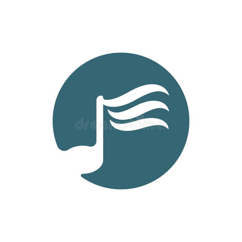 Music Logo Template Icon stock vector. Illustration of silhouette ...