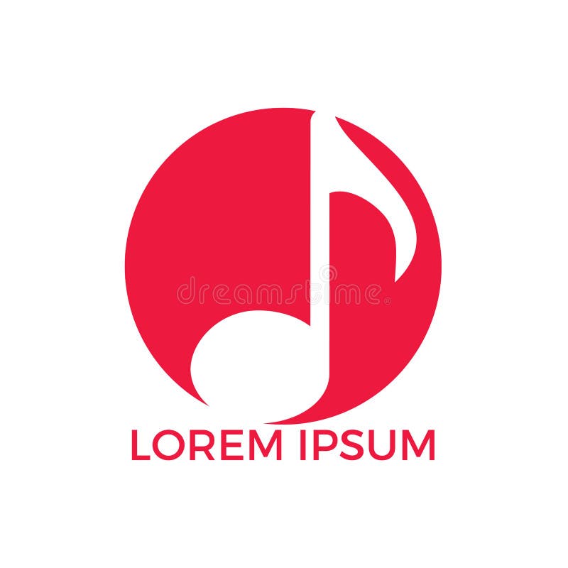 Music Logo Vector. Musical Key Note Template Logo. Stock Vector ...