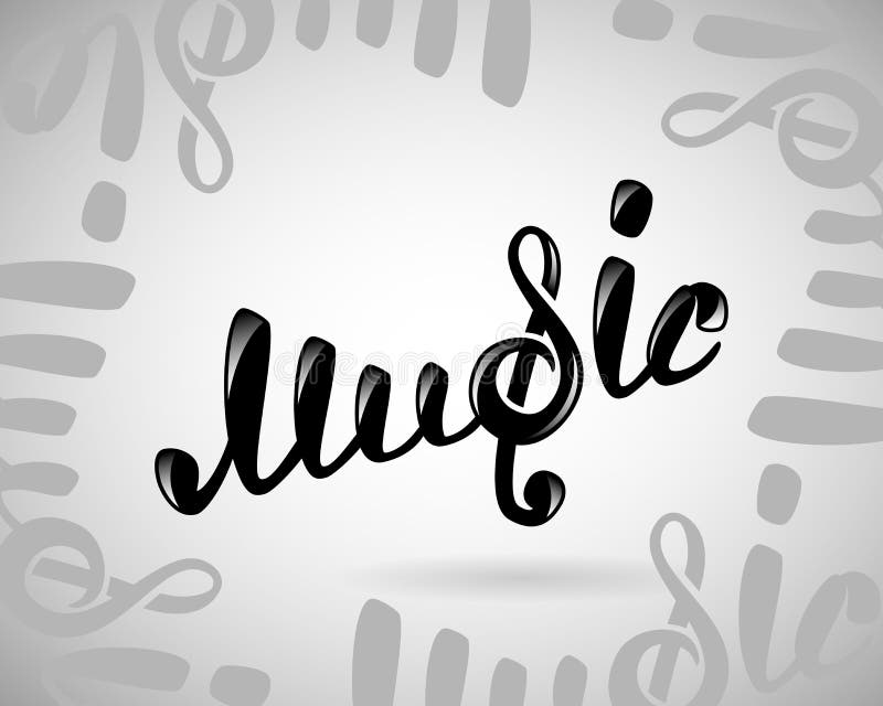 Music logo on white stock vector. Illustration of background - 78441043