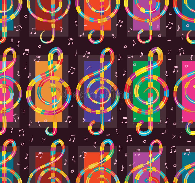 Music Note Rectangle Background Stock Illustrations – 67 Music Note ...