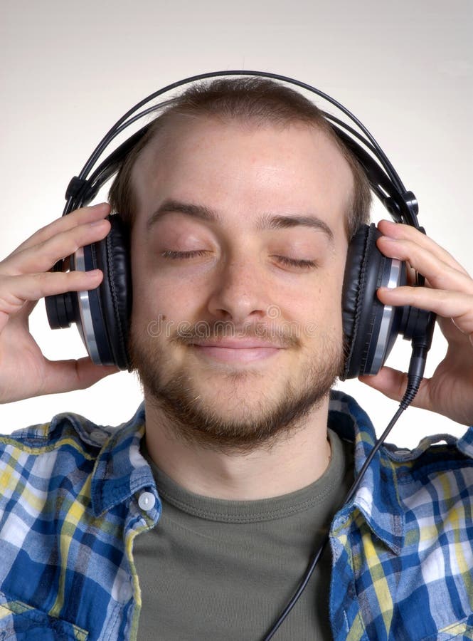 Music man. stock photo. Image of headphones, hearing - 26858386