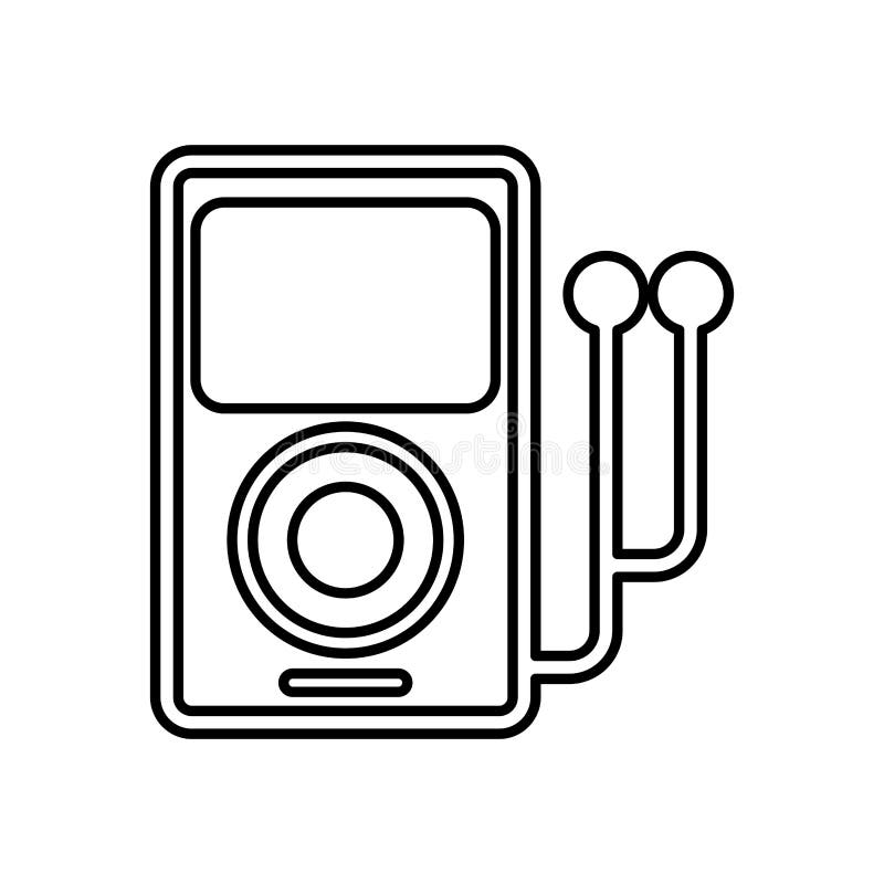 Music Media Player Mp3 Icon Stock Vector - Illustration of sound, play ...