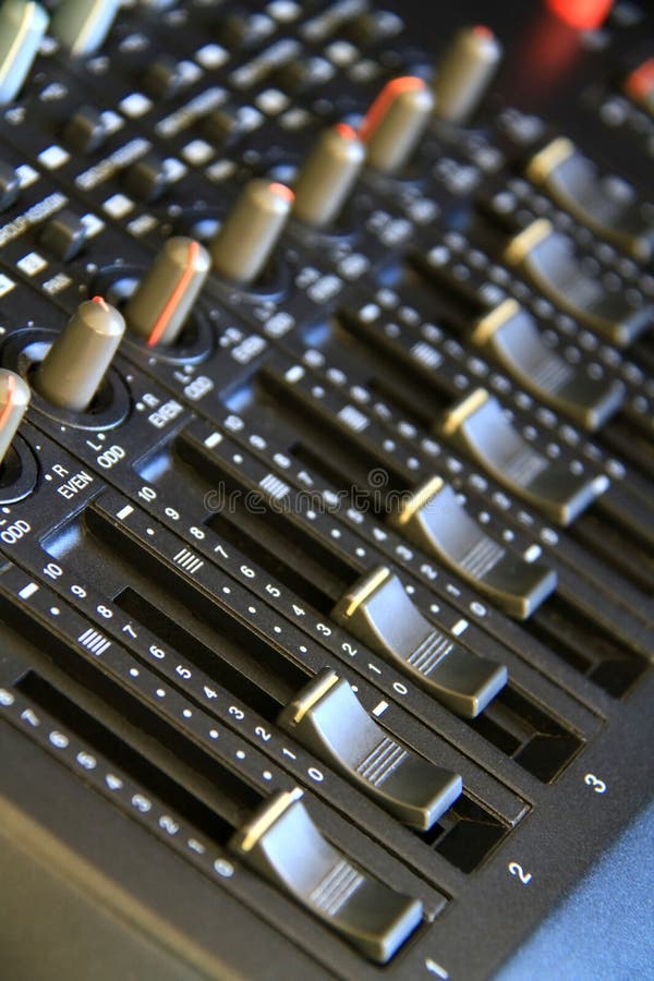 Music mixer stock photo. Image of broadcast, broadcasting - 17841934
