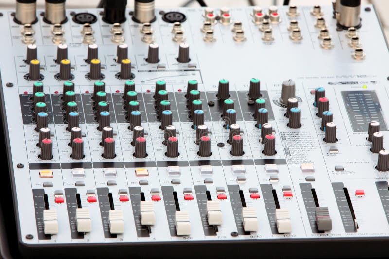 Music Mixer stock photo. Image of control, audio, electronic - 21696770