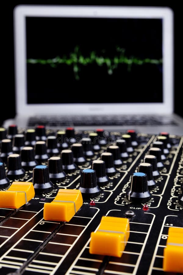Music Mixer stock photo. Image of background, black, graphic - 43320294