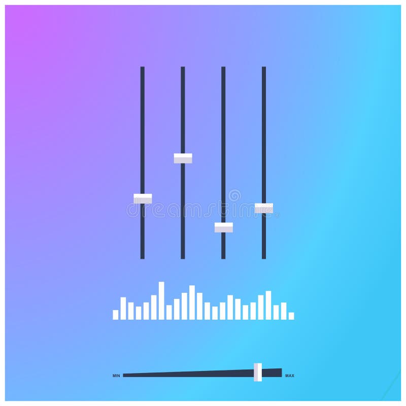 Equalizer Sliders Stock Illustrations – 352 Equalizer Sliders Stock ...