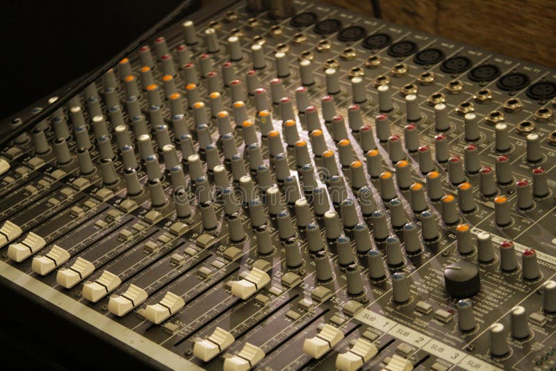 Music Mixer stock photo. Image of entertainment, equalizer - 62360670