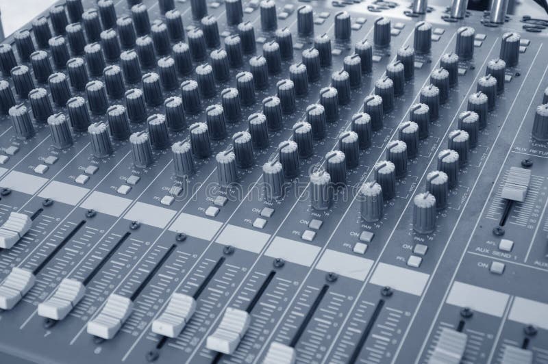 Music mixer stock photo. Image of concert, electric, channel - 41025514