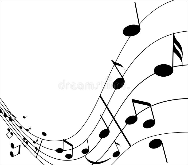 Musical Notes No Background Stock Illustrations – 202 Musical Notes No ...