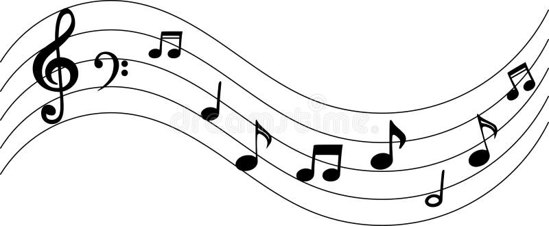 Music. Musical notes stock vector. Illustration of graphics - 286013776