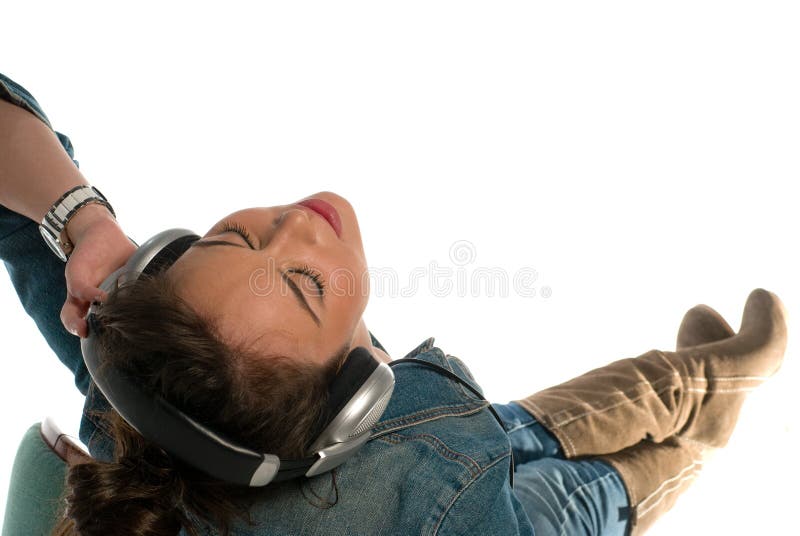 The music in my ears stock photo. Image of couch, contemporary - 14046094