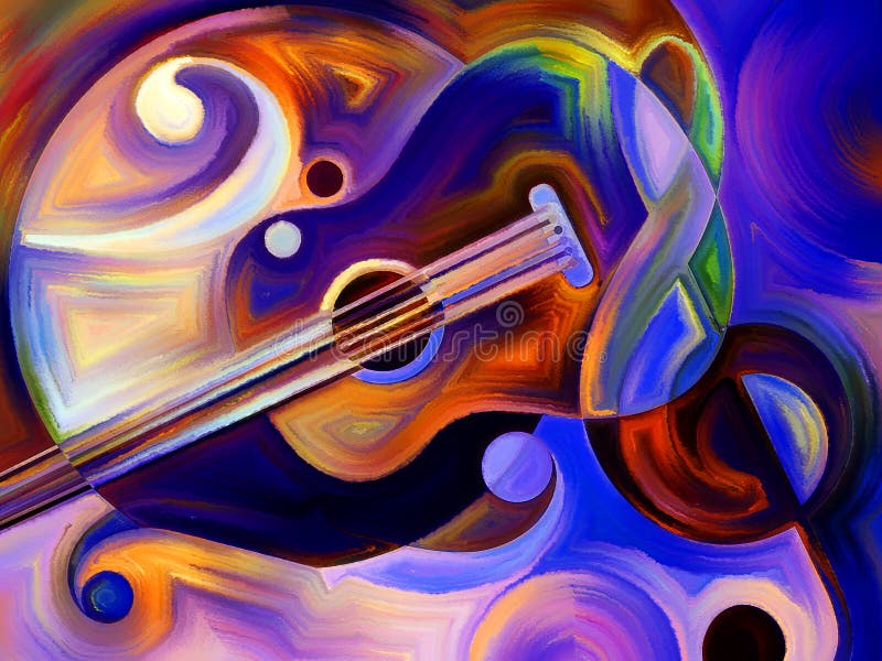 Music Night stock illustration. Illustration of brushstroke - 46053500