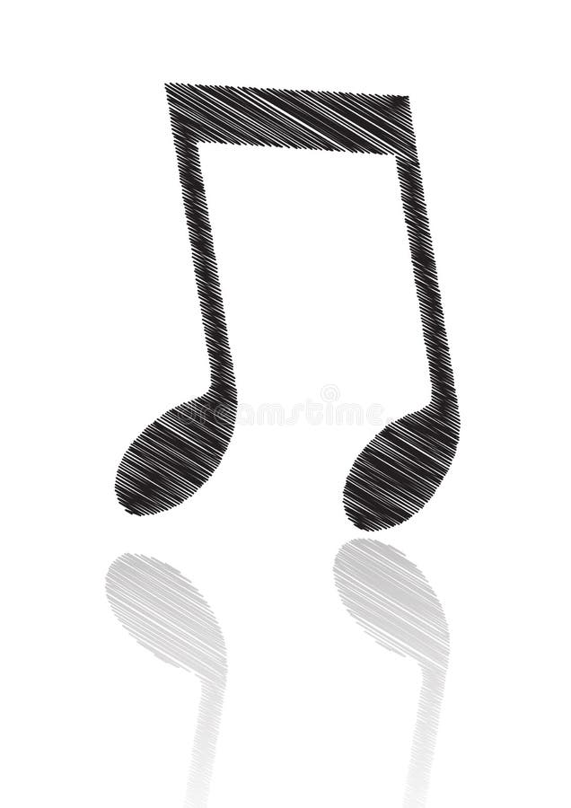 2d Music Note background stock illustration. Illustration of piano ...