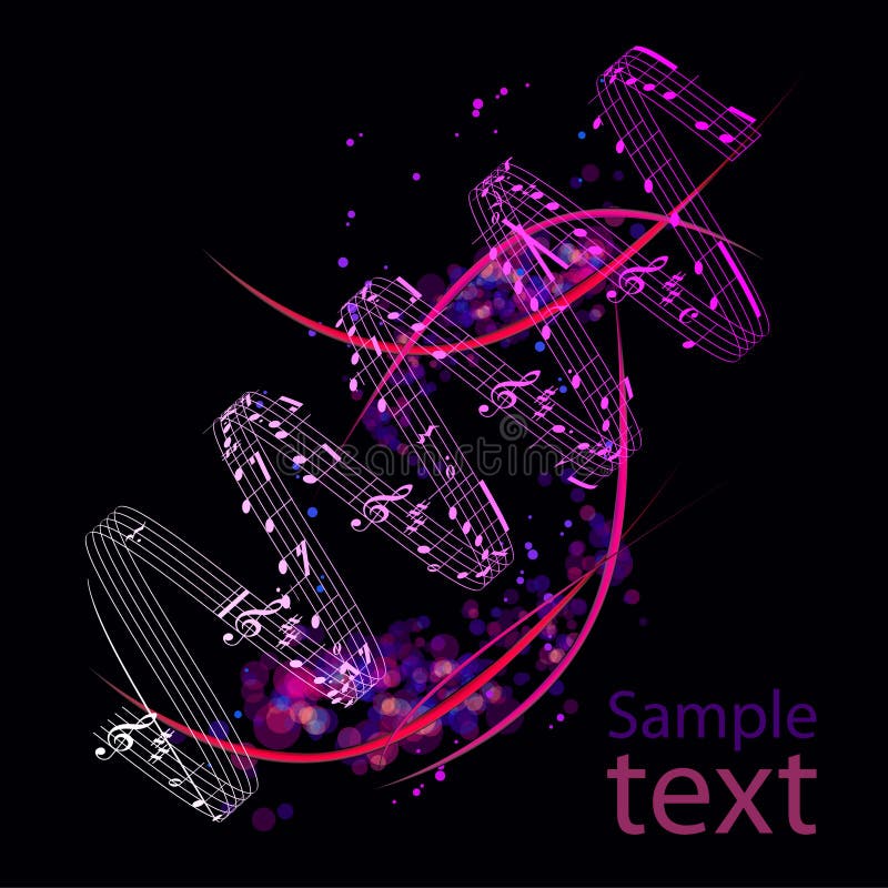 Funky Music Note Stock Illustrations – 2,370 Funky Music Note Stock ...