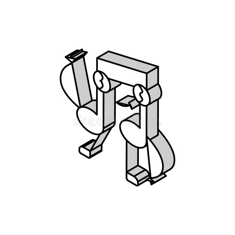 Music Note Character Retro Isometric Icon Vector Illustration Stock ...