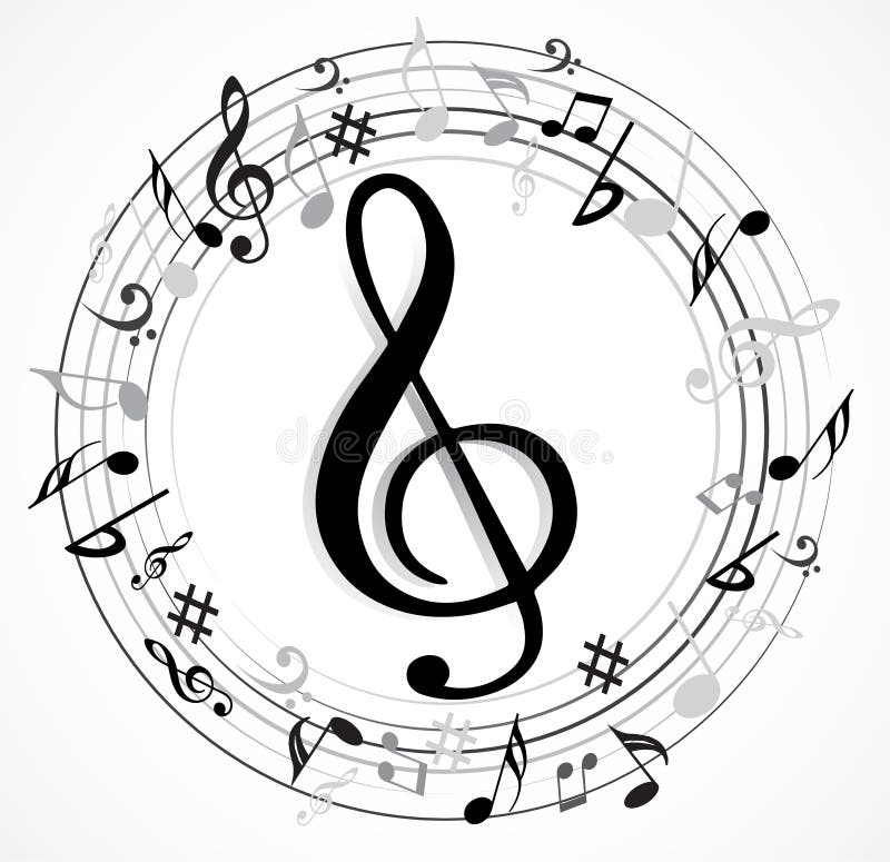 Music Note Design stock vector. Illustration of disco - 84565824