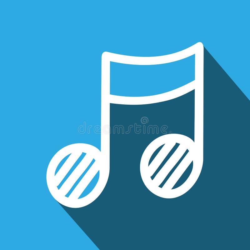 Music note design stock illustration. Illustration of style - 68701530