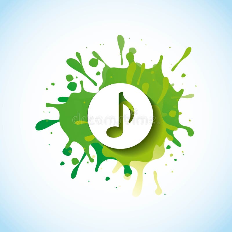 Music note design stock illustration. Illustration of melody - 71479661