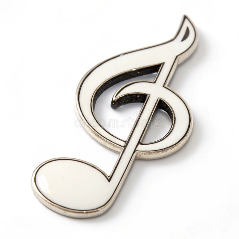 Music Note Element on White Background Stock Illustration ...