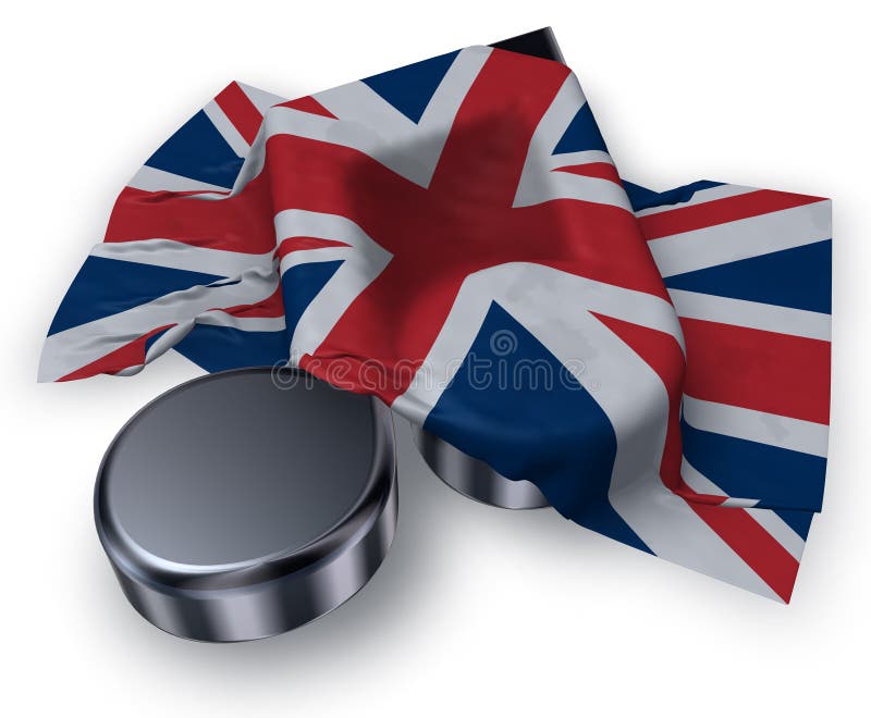Music Note and Flag of the United Kingdom Stock Illustration ...