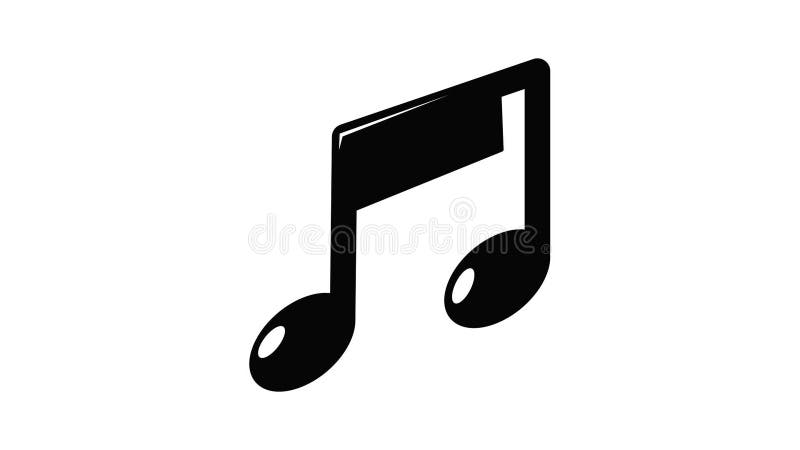 Animation Quaver Musical Note Sound Waves Stock Footage - Video of ...