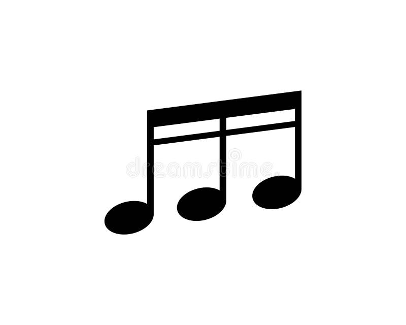 Music note Icon Vector stock vector. Illustration of button - 127569303