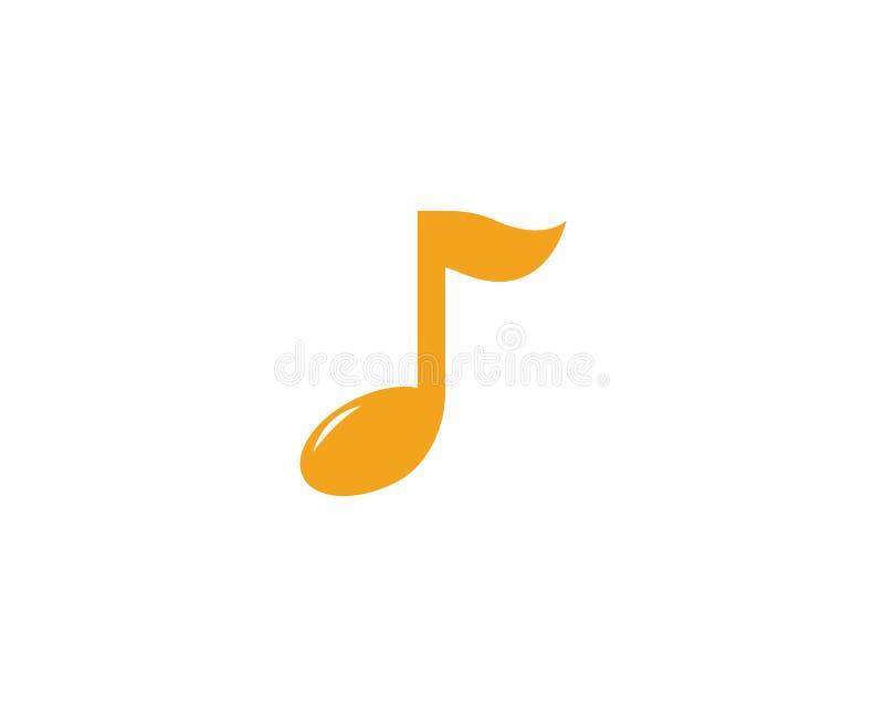 Music Note Icon Vector Illustration Stock Vector - Illustration of ...