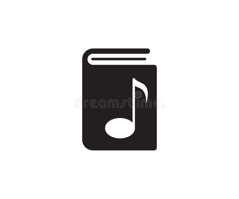 Book Music Note Icon Vector Logo Design Template Stock Vector ...