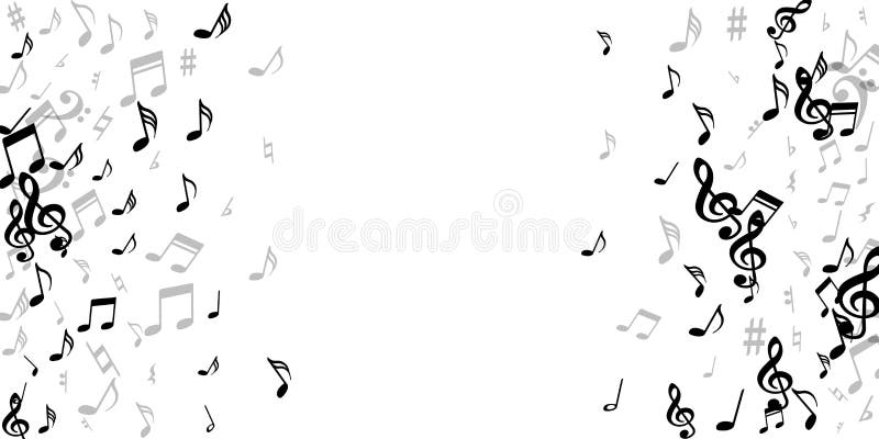 Music Note Icons Vector Design. Sound Composition Stock Vector ...