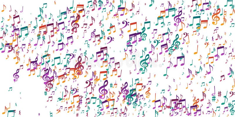 Music Note Icons Vector Illustration. Melody Stock Vector ...