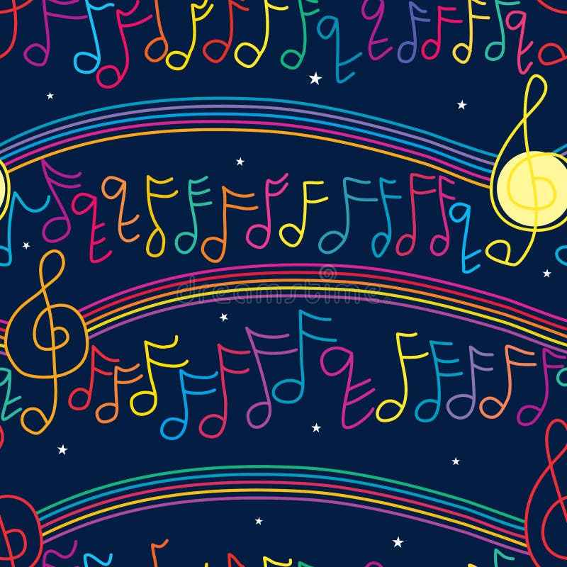 Music Notes Moon Stock Illustrations – 170 Music Notes Moon Stock ...