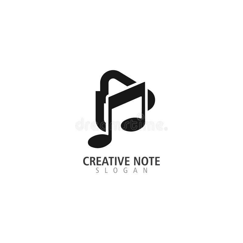 Music Note Logo Design Inspiration Creative Template Icon Vector Stock ...