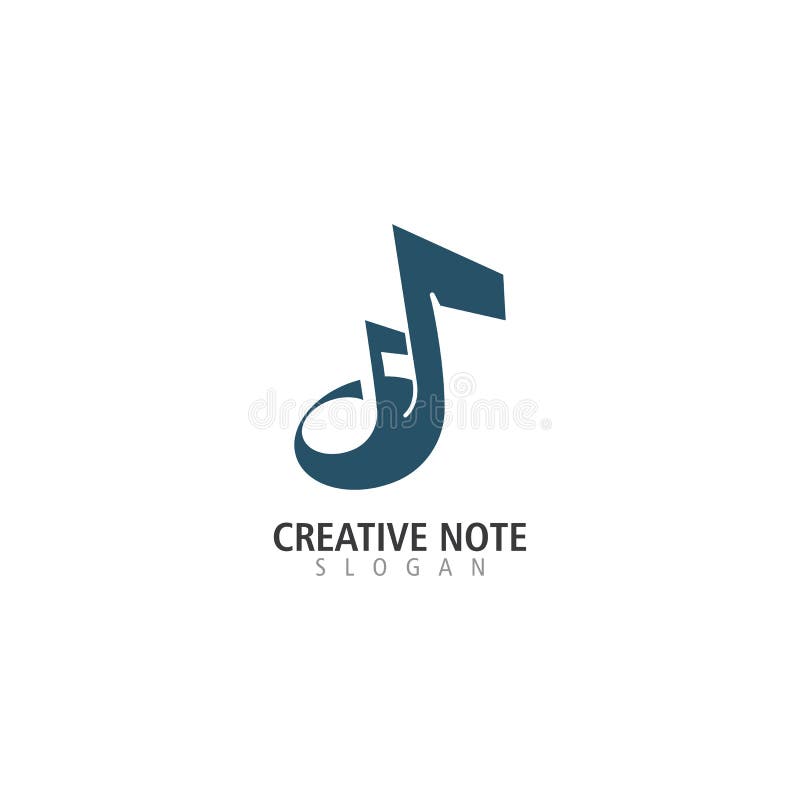 Music Note Logo Design Inspiration Creative Template Icon Vector Stock ...