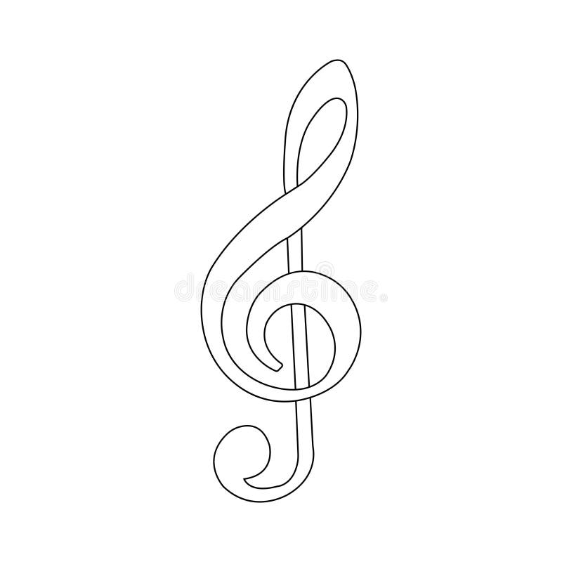 Music note logo design stock vector. Illustration of vector - 320448570